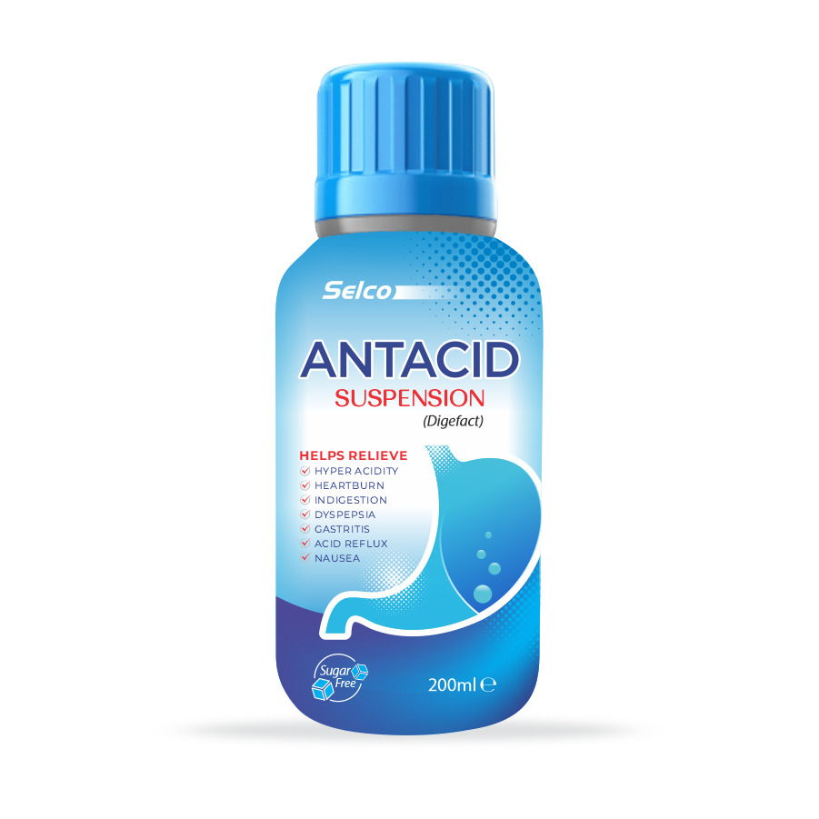 Antacid suspension